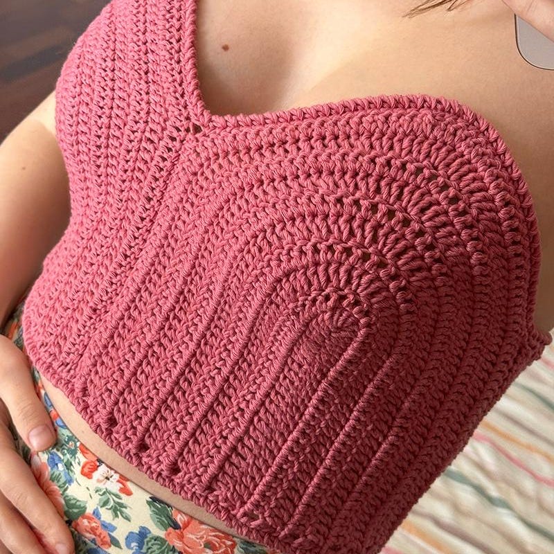 Crochet Bustier - Etsy