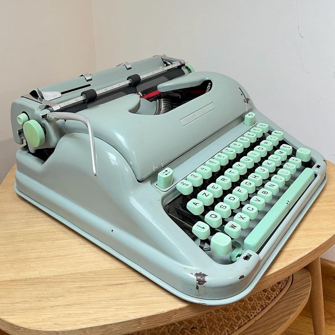 Vintage Hermes 3000 Typewriter AZERTY Keyboard, Icon of the 1960s - Etsy