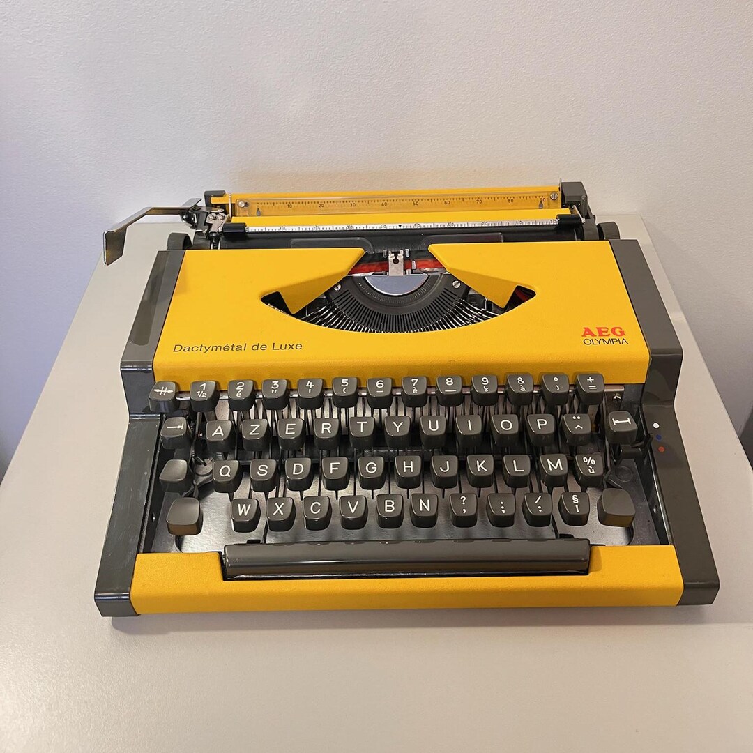 AEG Olympia Dactymetal De Luxe Typewriter - Etsy