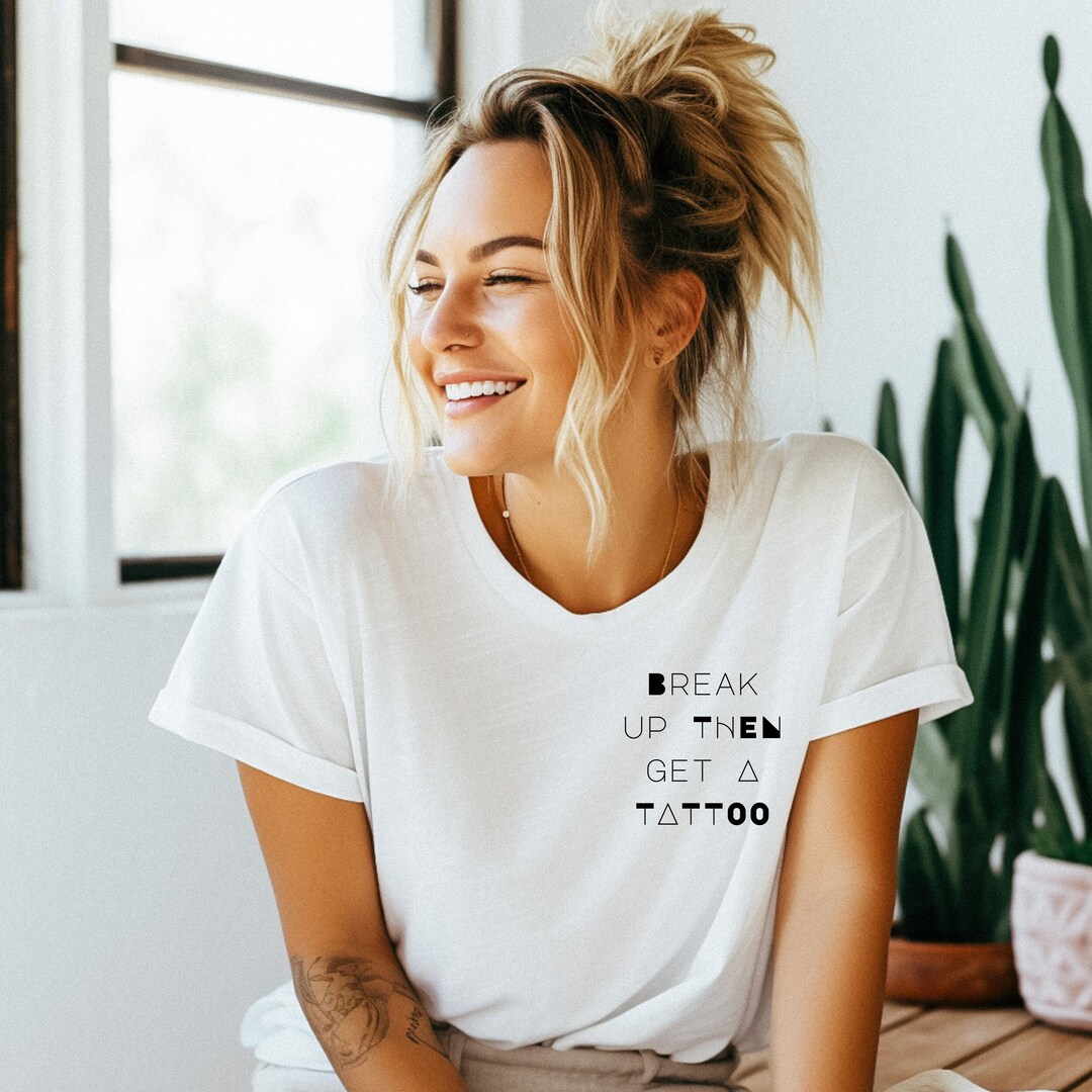 Breakup Tattoo T-shirt Tattoo Therapy Healing Through Ink - Etsy