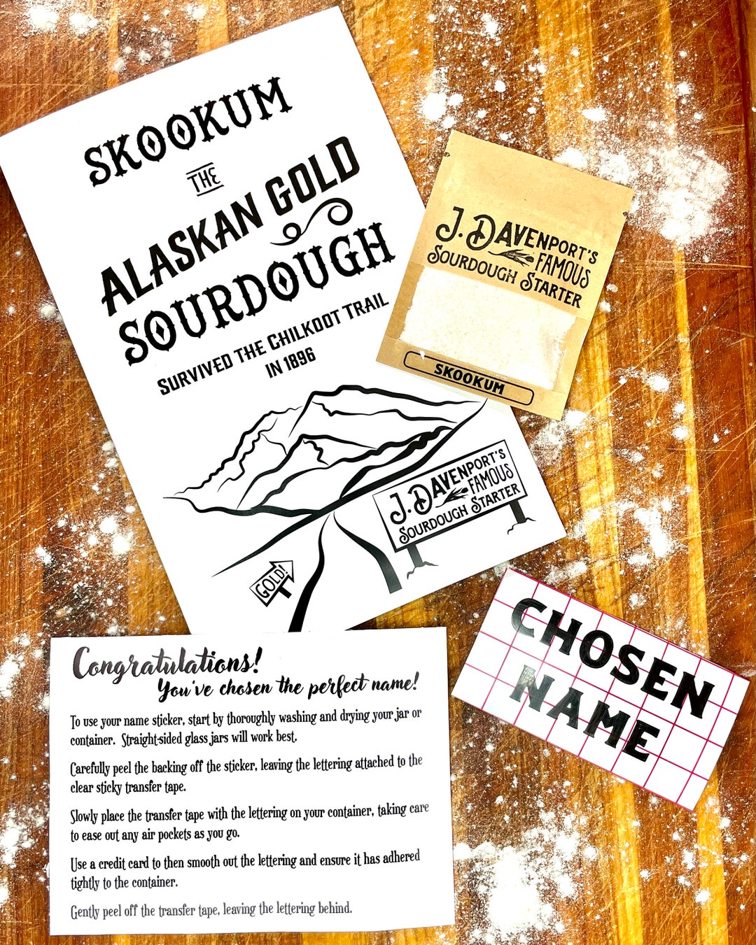 NAME YOUR OWN: 128+ Years Old Authentic Alaskan Goldrush Sourdough ...