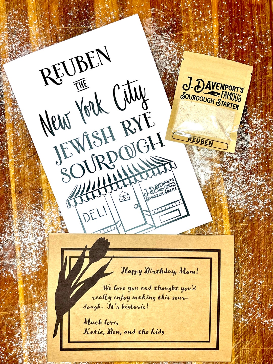 BEST GIFT Sourdough Starter From New York City, Authentic Jewish Wheat ...