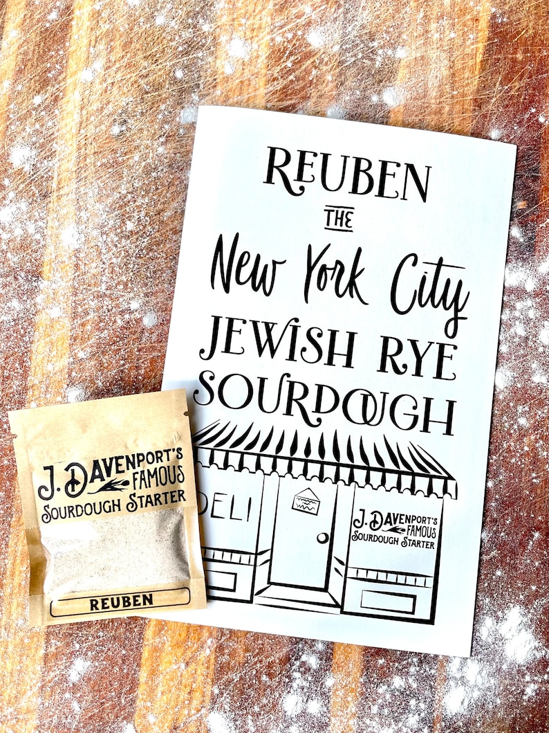 New York JEWISH RYE Sourdough Starter: 100 Years Old, Authentic Wheat ...