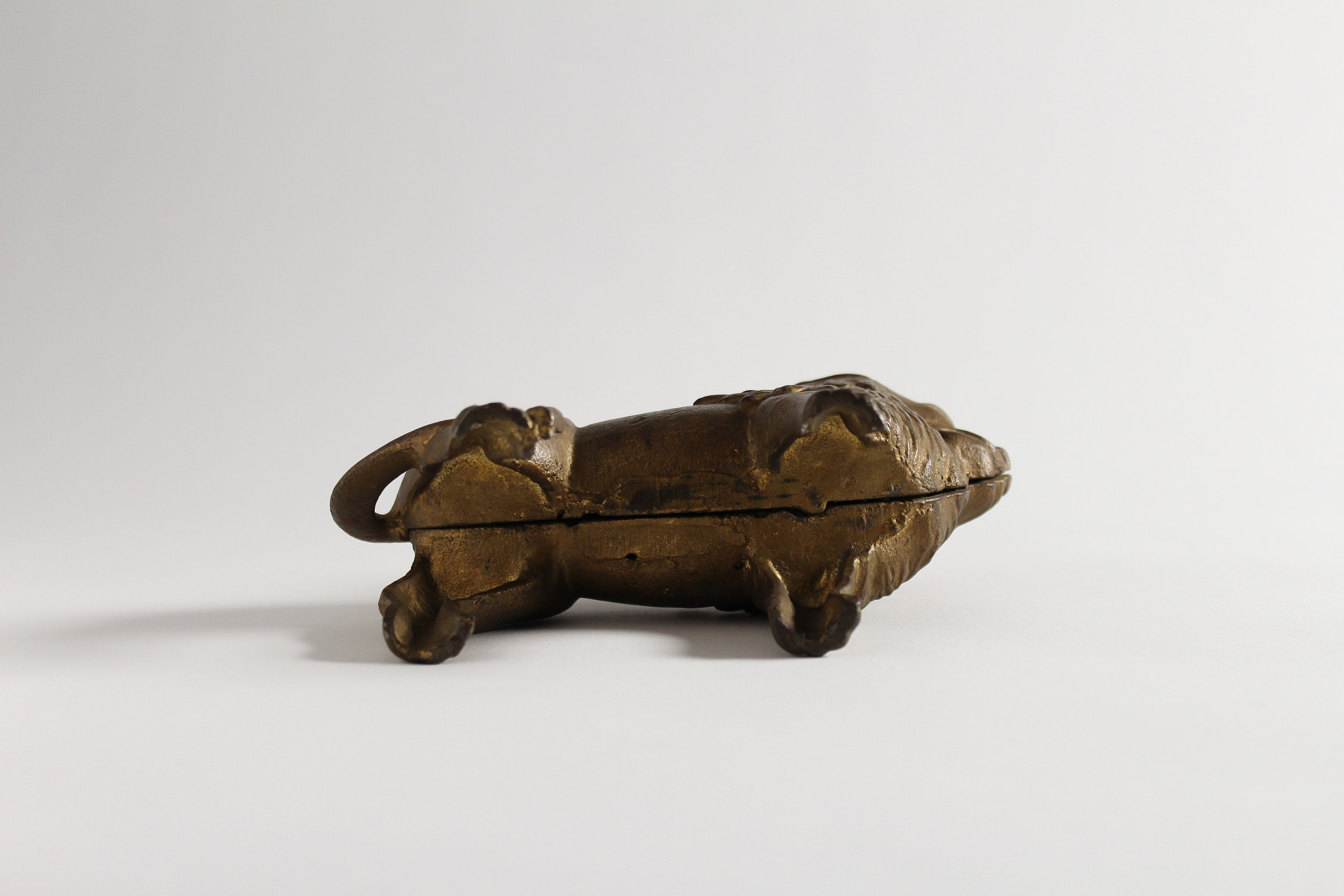 Antique Large Cast Iron Lion Bank / Early 1900s - Etsy