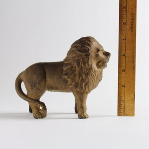 Antique Large Cast Iron Lion Bank / Early 1900s - Etsy