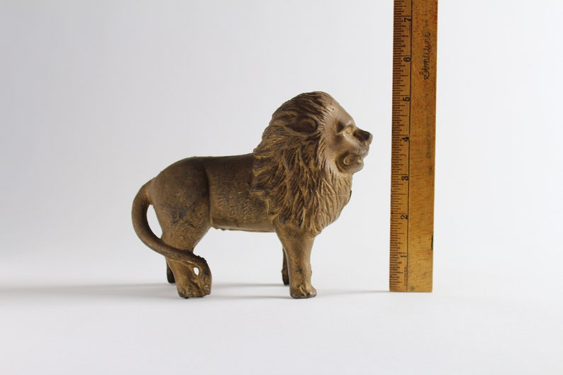 Antique Large Cast Iron Lion Bank / Early 1900s - Etsy