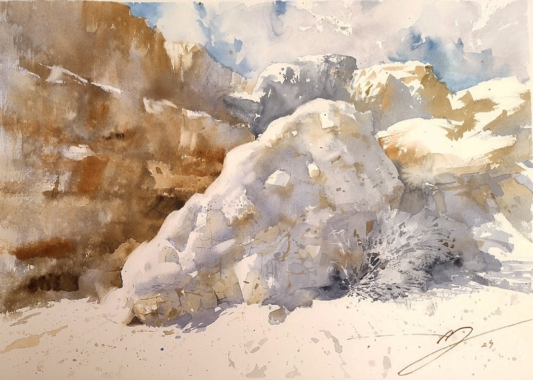 DESERT LANDSCAPE ART, Original Desert Art, Desert Scenery Art ...