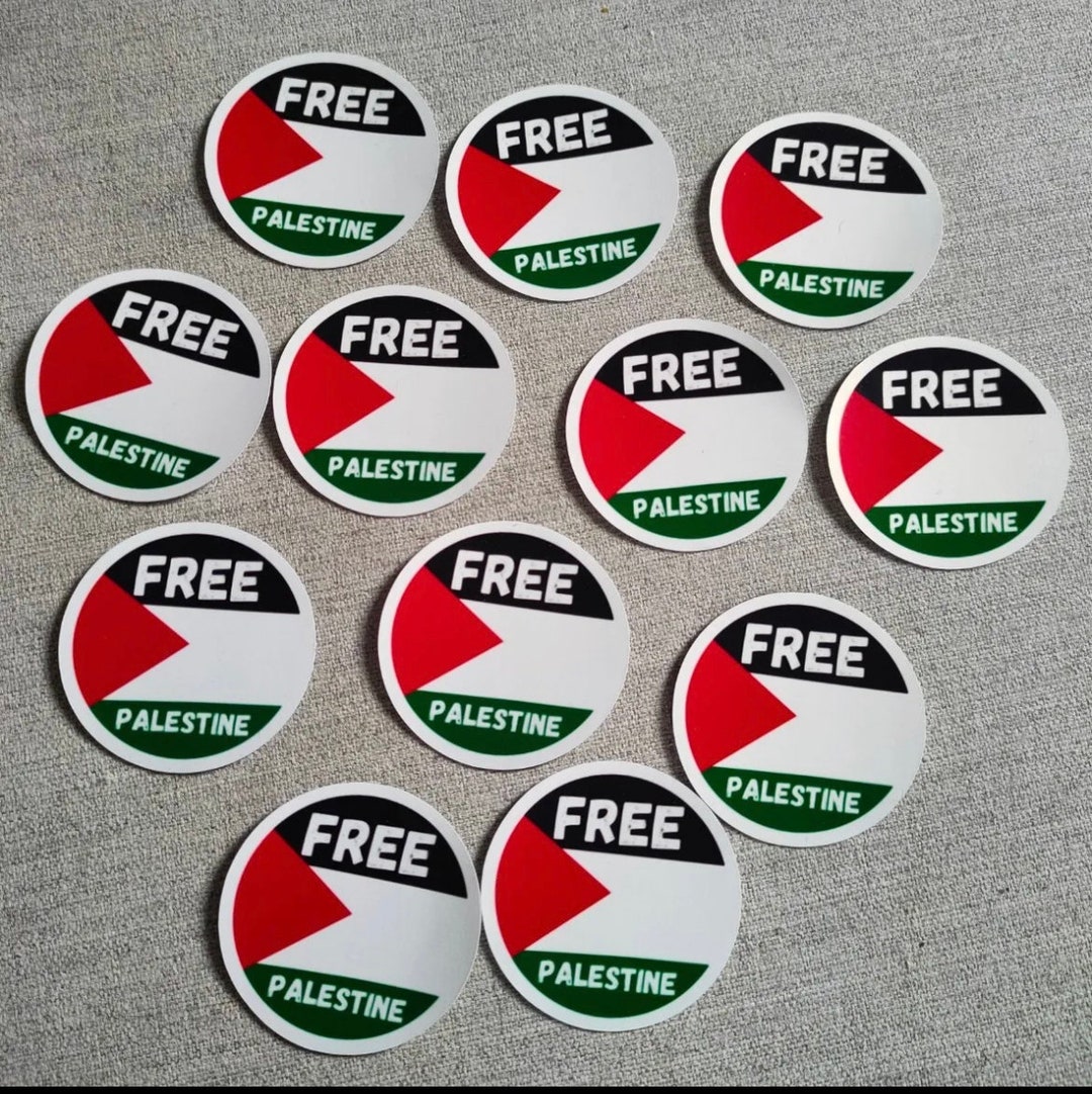 Free Palestine Vinyl Glossy Sticker Laptop Car Decal - Etsy