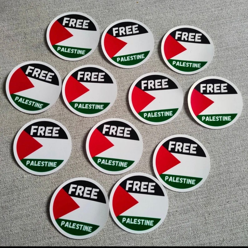 Free Palestine Vinyl Glossy Sticker Laptop Car Decal - Etsy