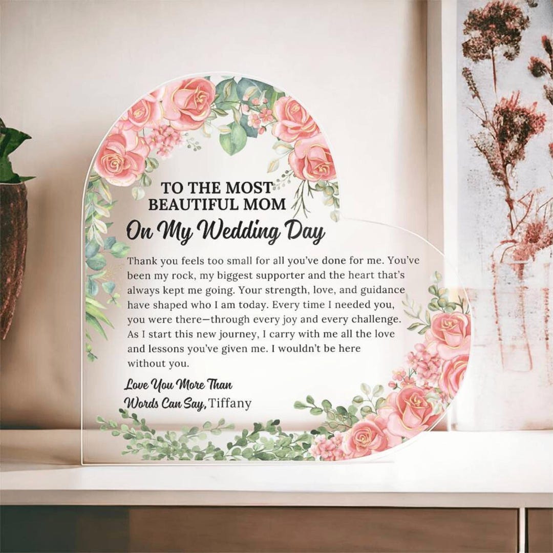 Personalized Mother of the Bride Gift From Daughter, Mother Daughter ...