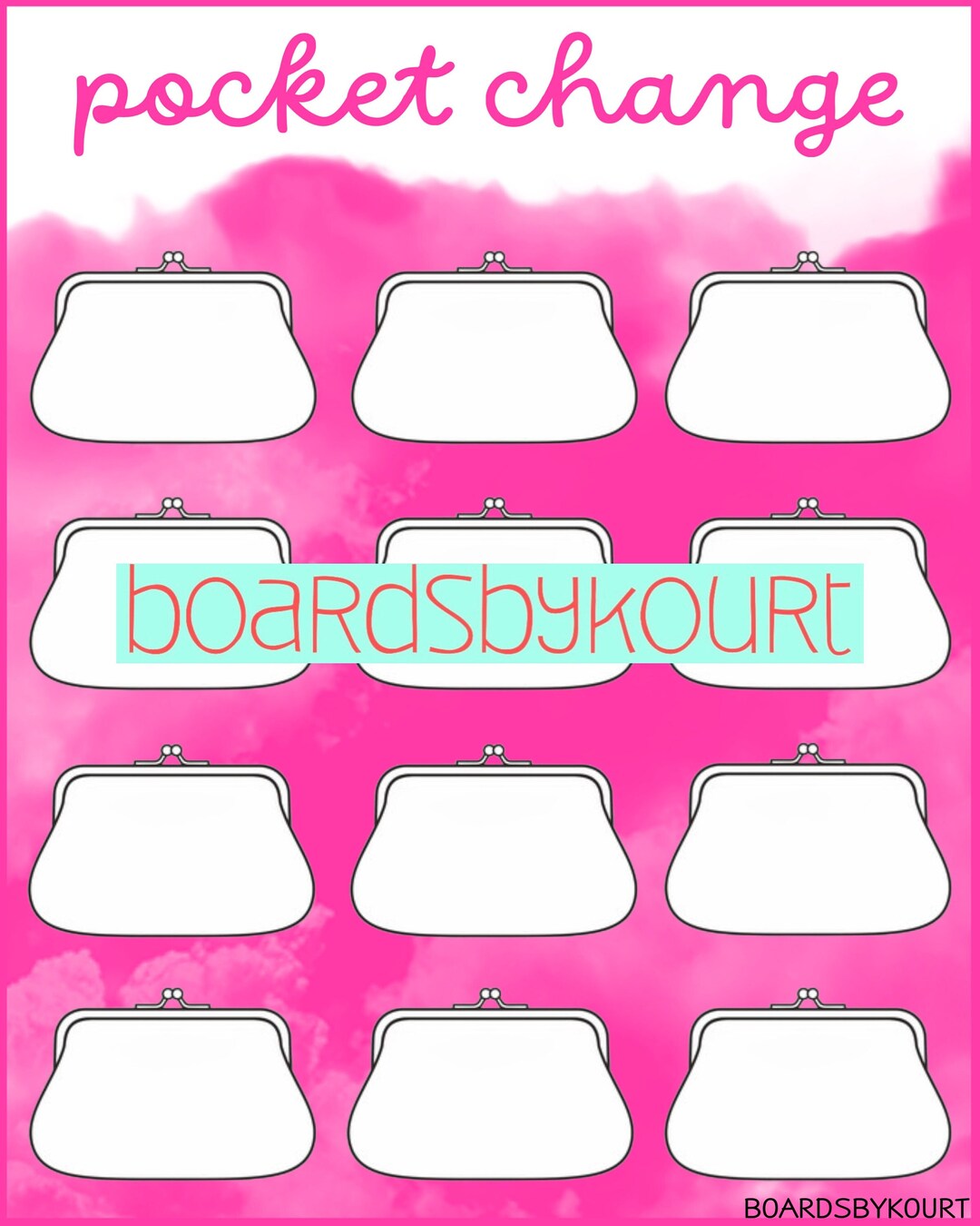 Pocket Change Credit Board - Etsy