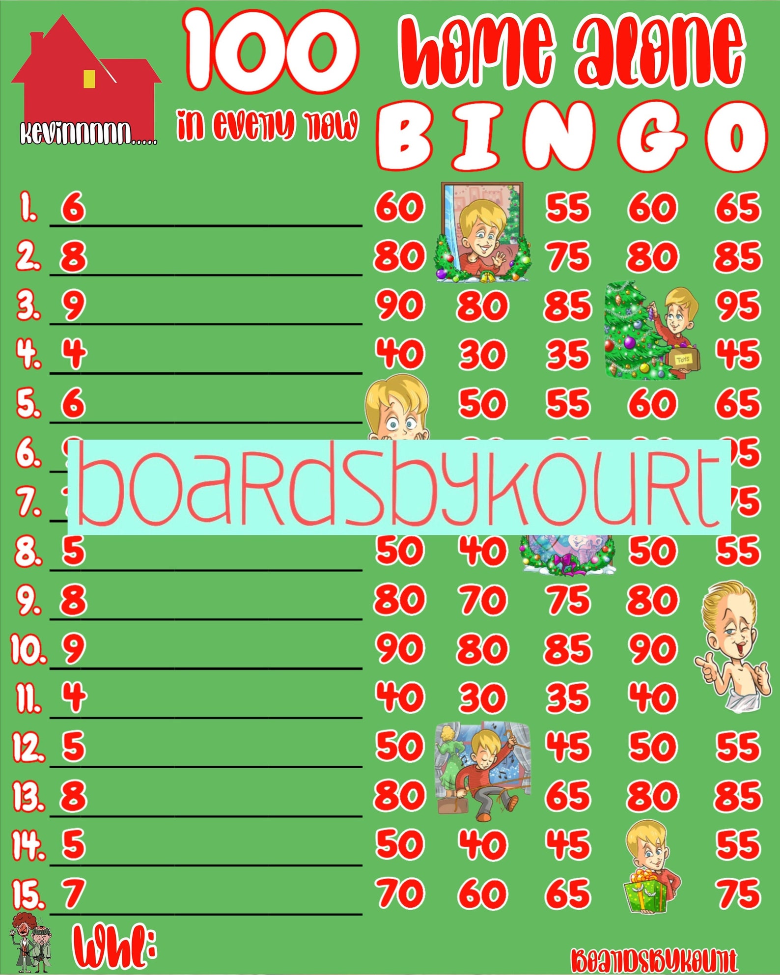 100 Wta Bingo Board - Etsy