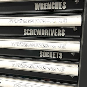 Magnetic Toolbox Labels 5 PCS – Personalized 3d-printed Emblems for ...