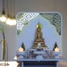 Altar Table and Wall Altar, Luxurious With Acrylic Gold Mirror ...