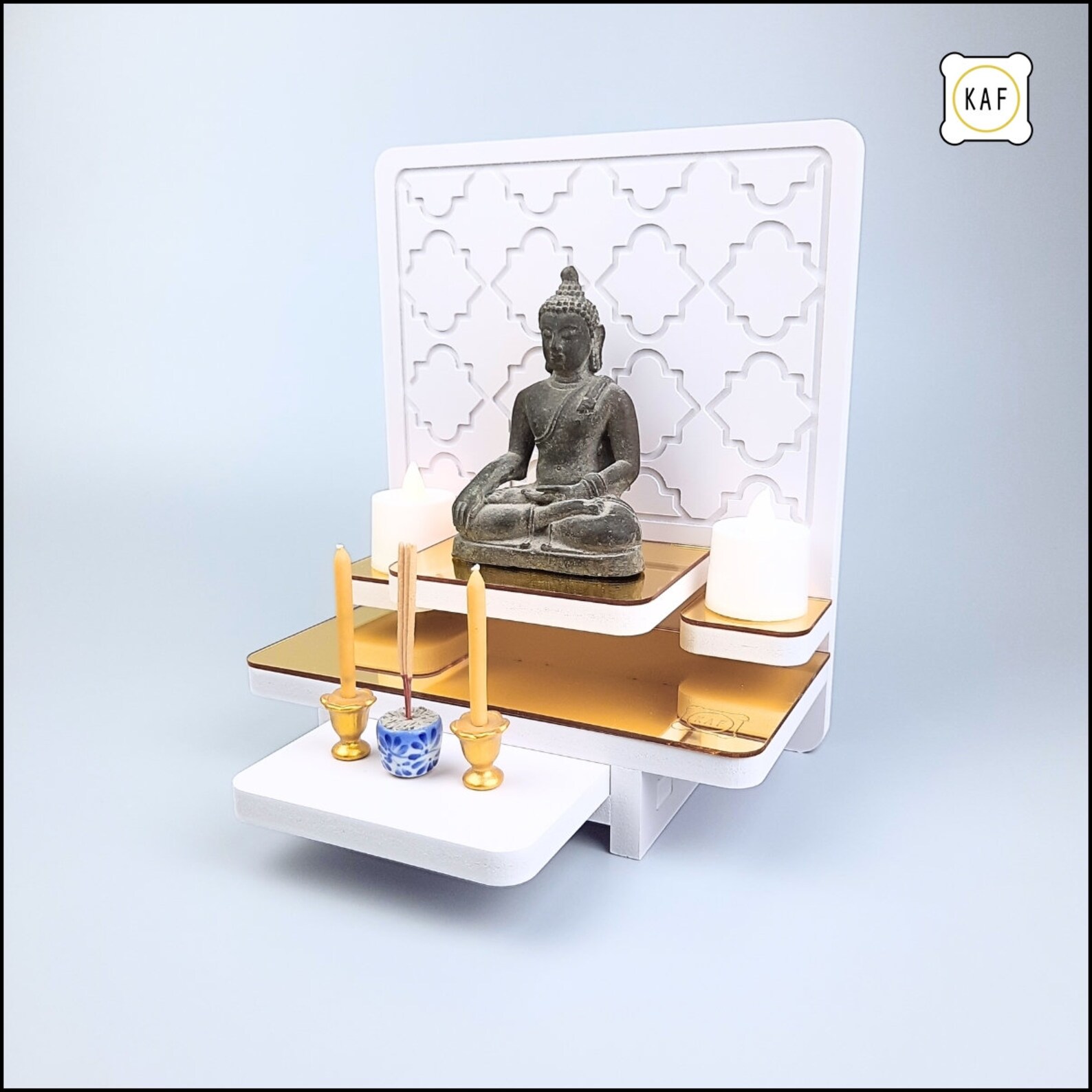 Buddhist Altar Table With Sliding Tray, Tabletop Buddha Altar, Wall ...