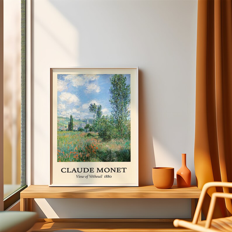 Monet Triptych Posters, Vintage Impressionism Art (digital Download) - Etsy