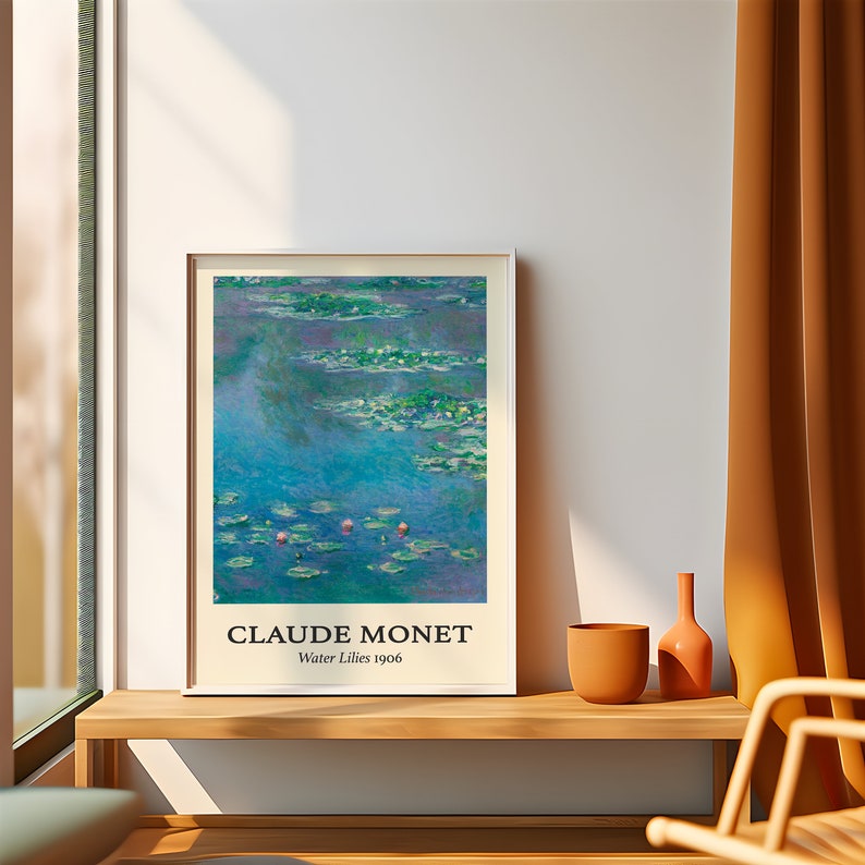 Claude Monet Set of 240 Printable Posters, Vintage Painting Gallery ...
