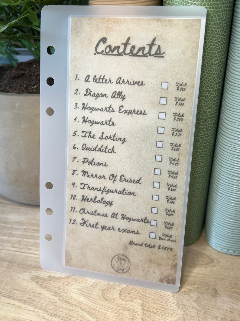 Harry Potter Savings Challenge Bundle with Binder Gloss or Matte ...