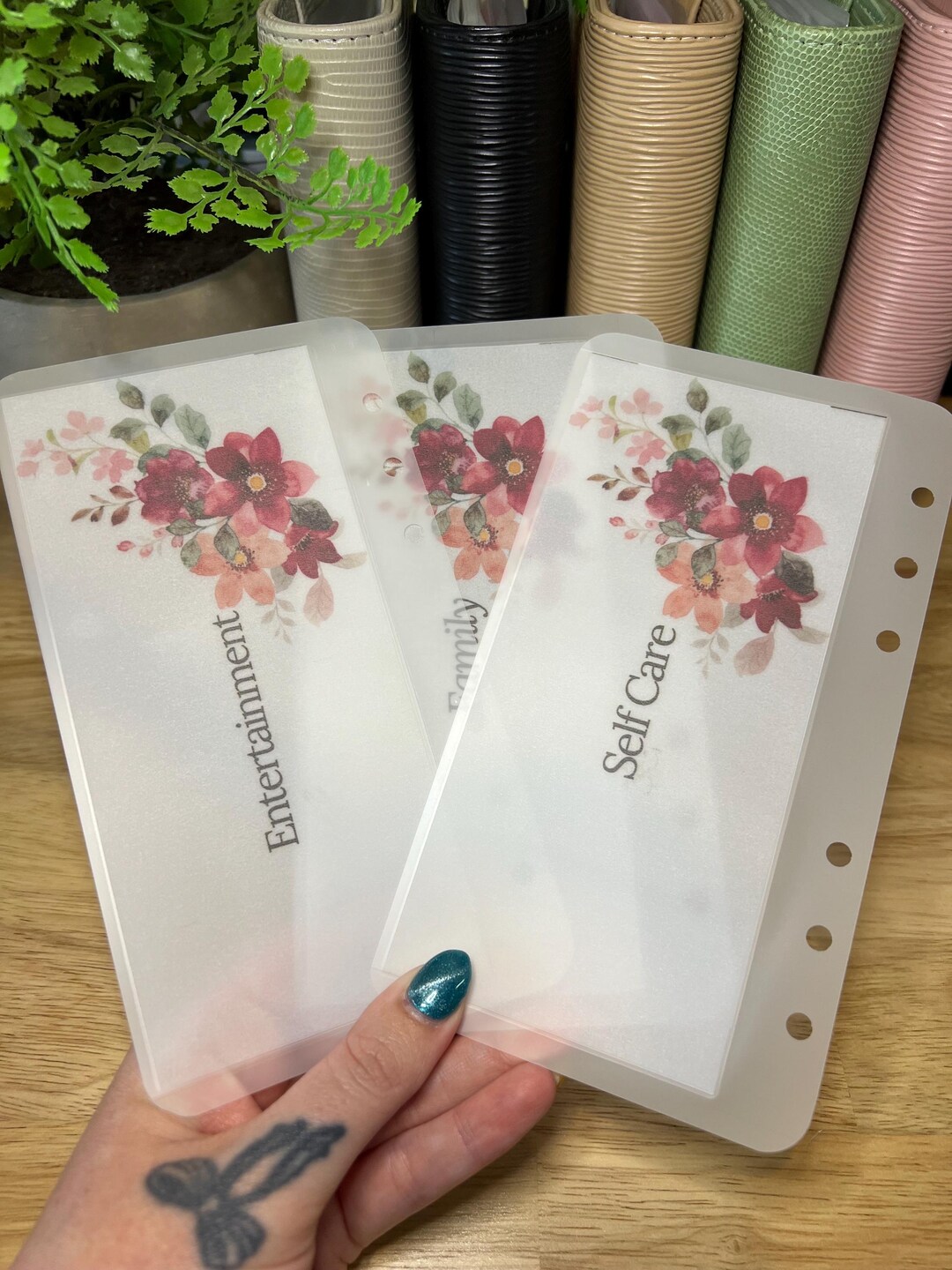 A6 Personalised Laminated Envelopes | Cash Stuffing Envelopes | Vellum ...