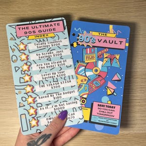 The 90s Vault Savings Challenge Bundle A6 Laminate Envelope Cash ...