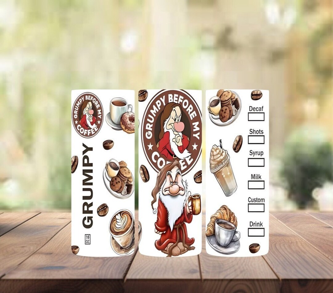 Grumpy Before My Coffee 20oz Tumbler - Etsy