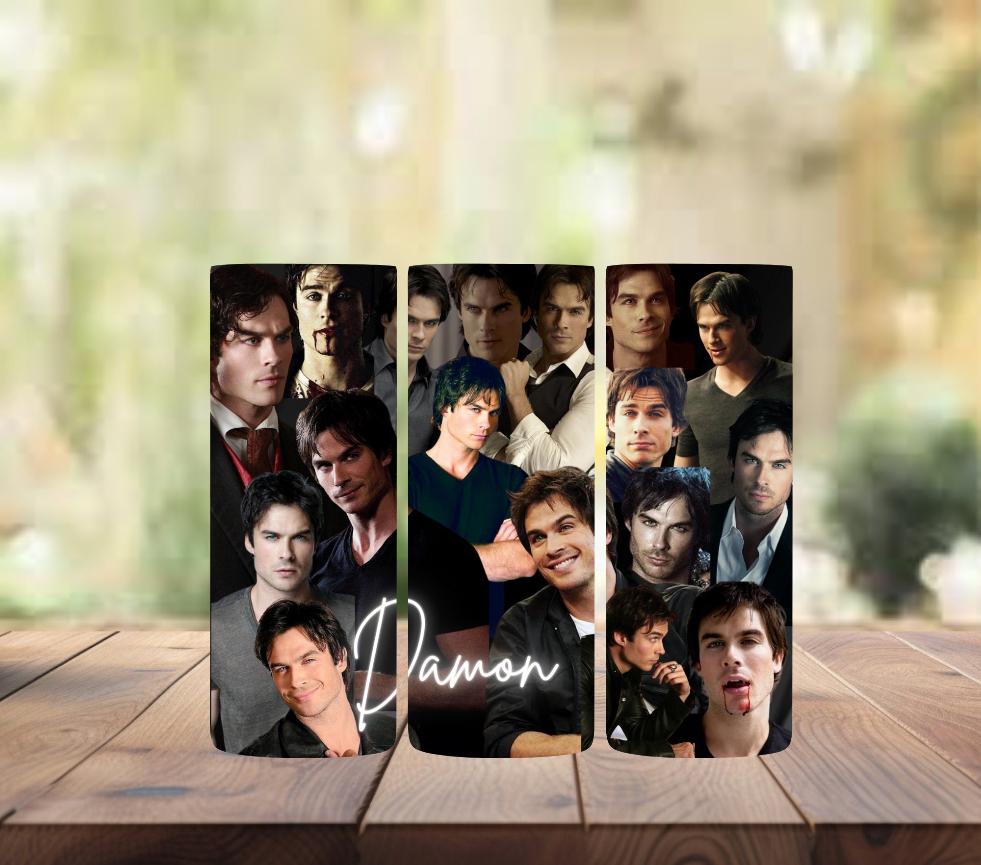 TVD Damon Collage 20oz Tumbler - Etsy
