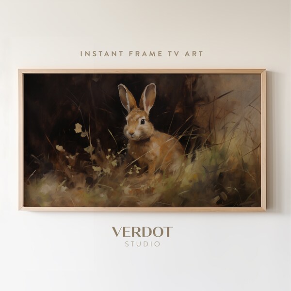 Bunny Painting - Etsy