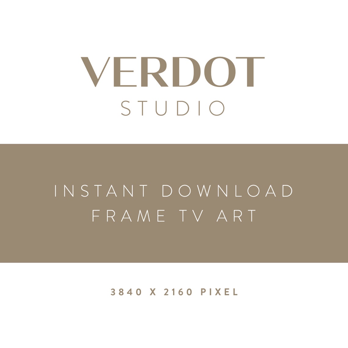 Earthy Green Modern Abstract Frame TV Art, Rustic Neutral Minimal Tv ...