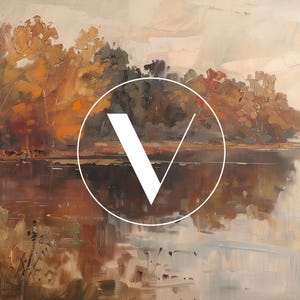 Fall Lake Frame TV Art, Fall Decor Screensaver, Autumn Landscape ...