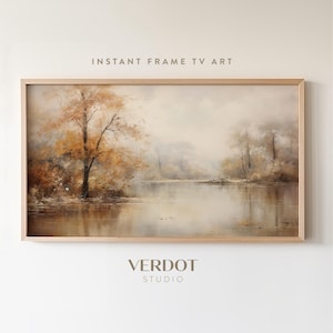 Fall Frame TV Art, Fall Decor Screensaver, Autumn Landscape Country ...