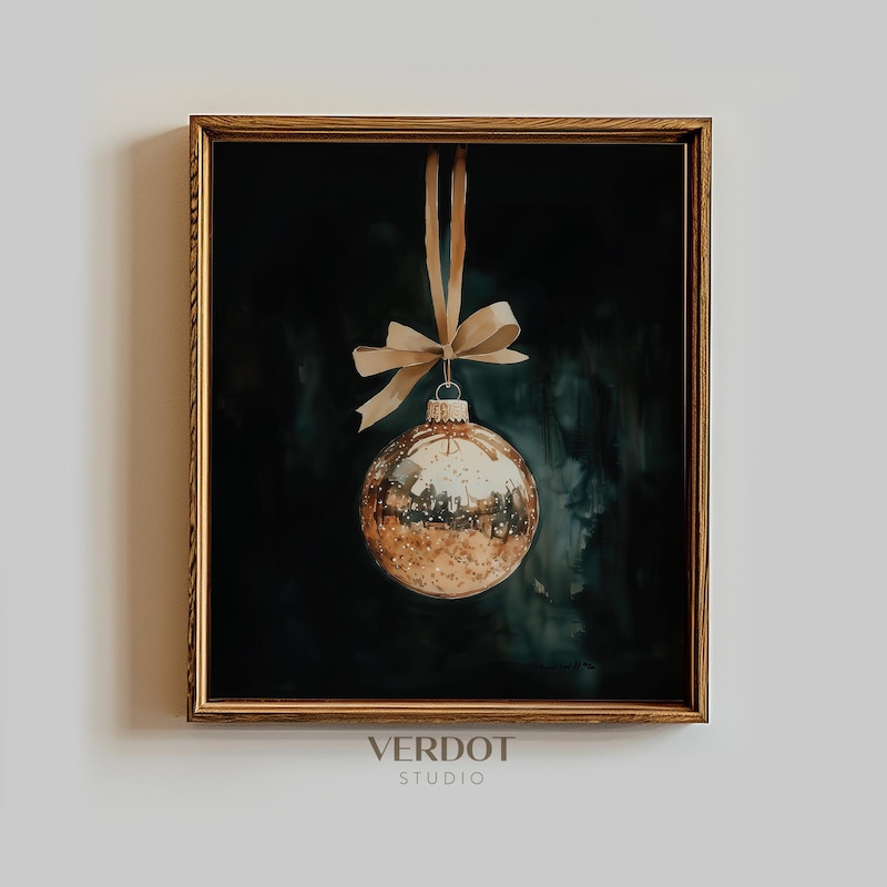 Christmas Baubles Paintings - Etsy