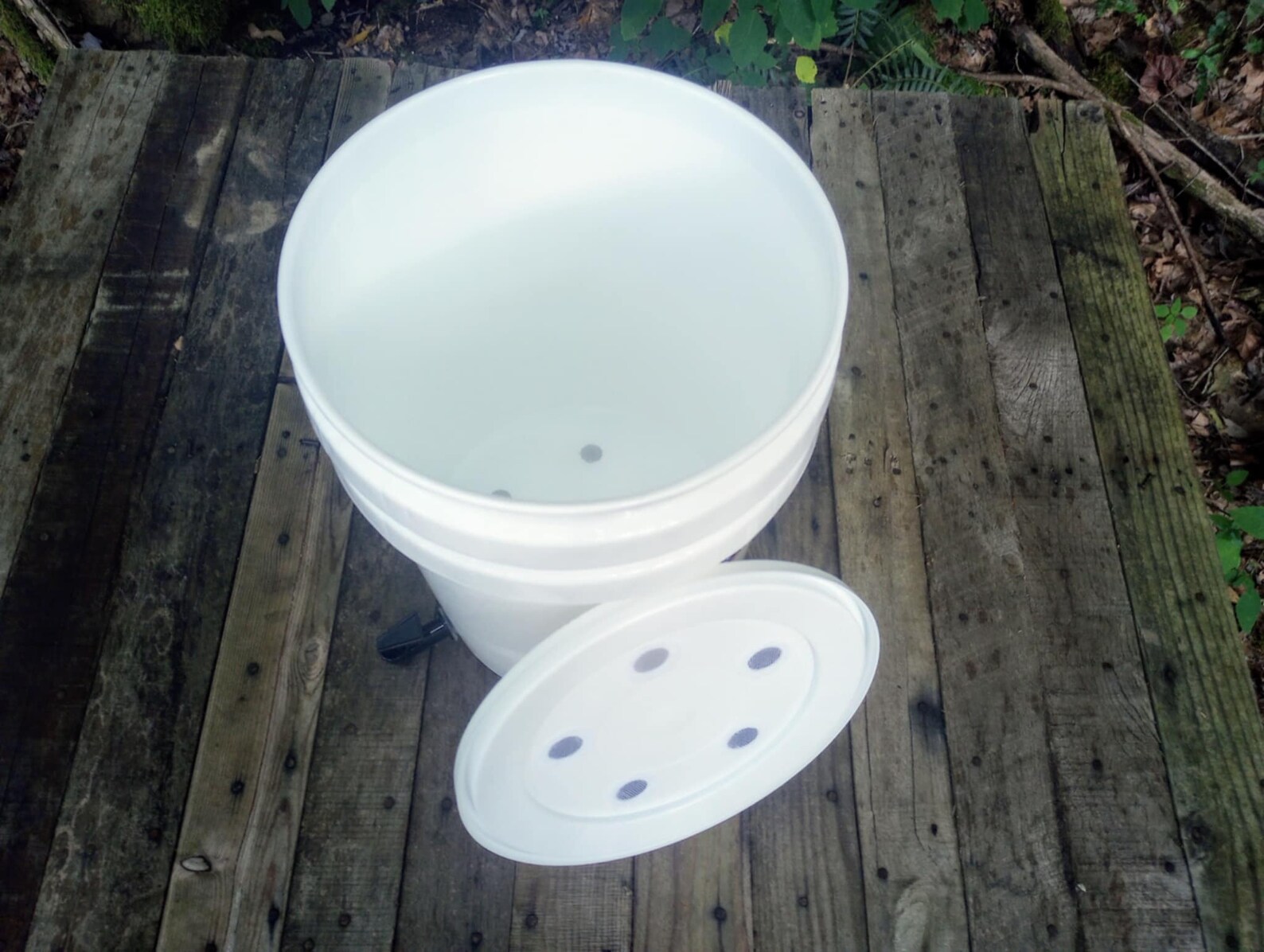 GARDEN KIT Worm Compost Bucket Kitchen Vermicompost Food Grade Farm - Etsy