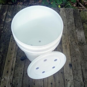 Worm Compost Bucket Kitchen Vermicompost Farm - Etsy