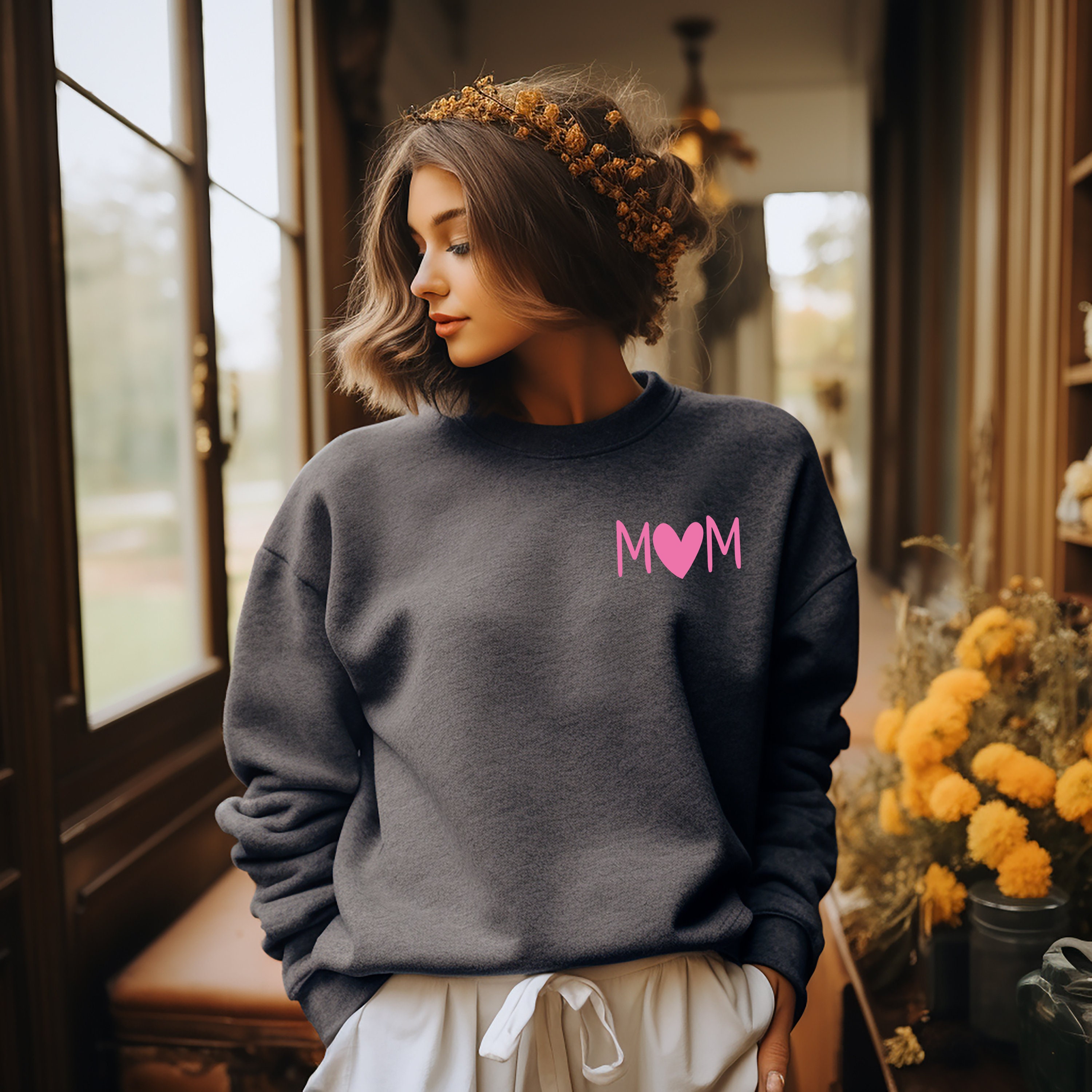 Sweater Mom Pink, Mom Shirt, Mother Sweater, Mother's Day Gift Idea ...