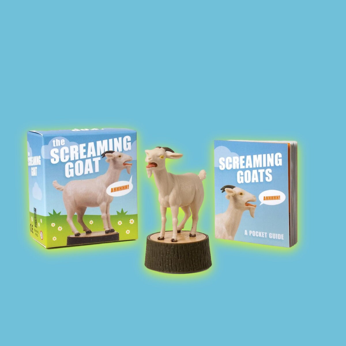 The Hilarious Hollering Goat Animal Lover, Novelty, Desk Toy, Child ...
