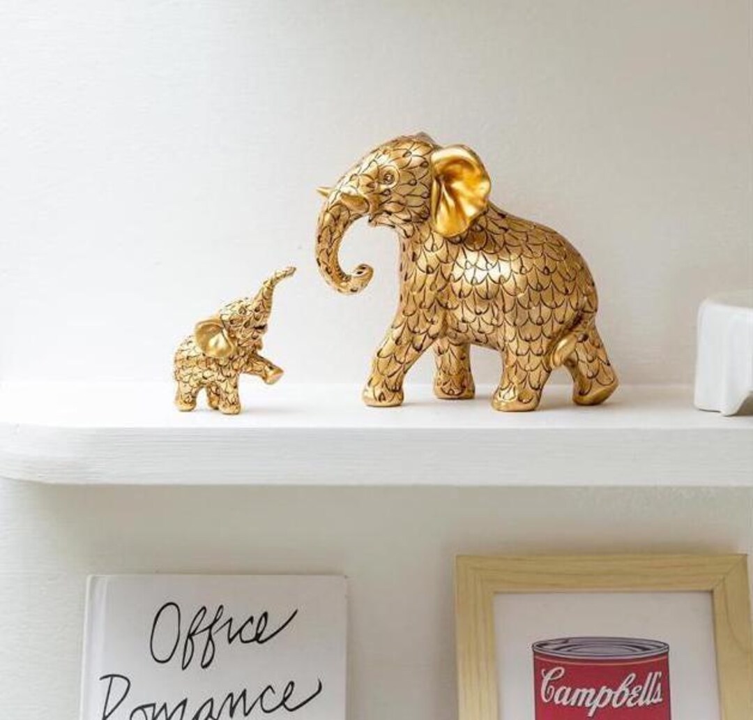 Vintage Elephant Good Luck Statue, Birthday, Christmas Gift, Present ...