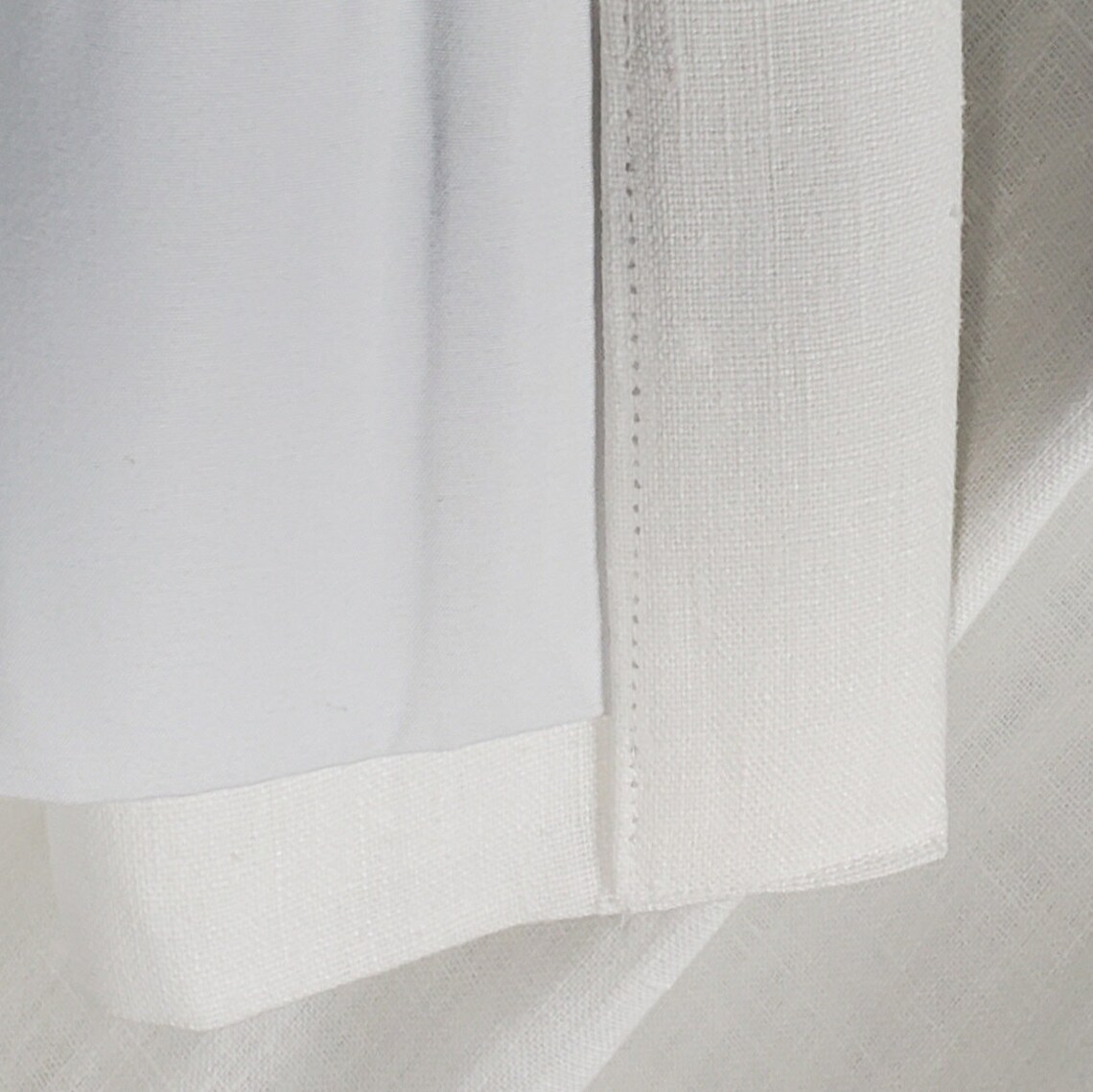 Custom Pinch Pleat Drapes or Curtain Panels in Tuscany Oyster 100% ...