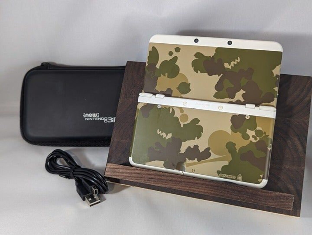 RARE New Nintendo 3DS W/ Mario Luigi Bowser Camouflage No.069 - Etsy