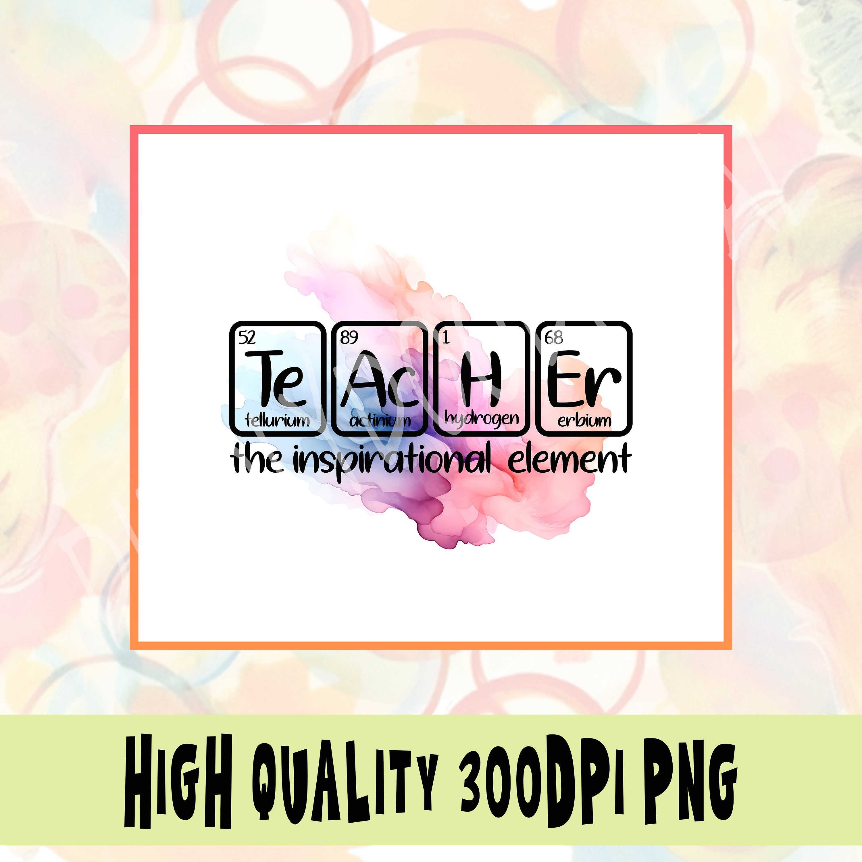 Teacher School Clipart - PNG Digital Download -sublimation - Etsy