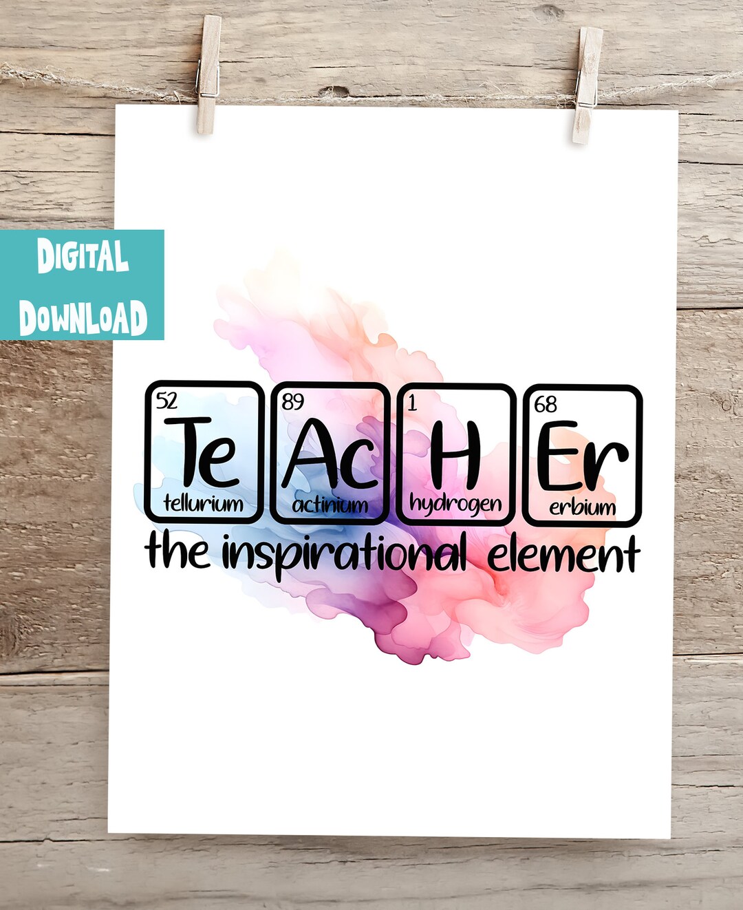 Teacher School Clipart - PNG Digital Download -sublimation - Etsy