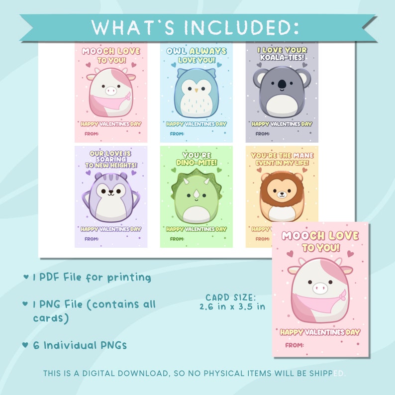 Squishmallows Printable Valentines Cards Squishmallows Printable ...