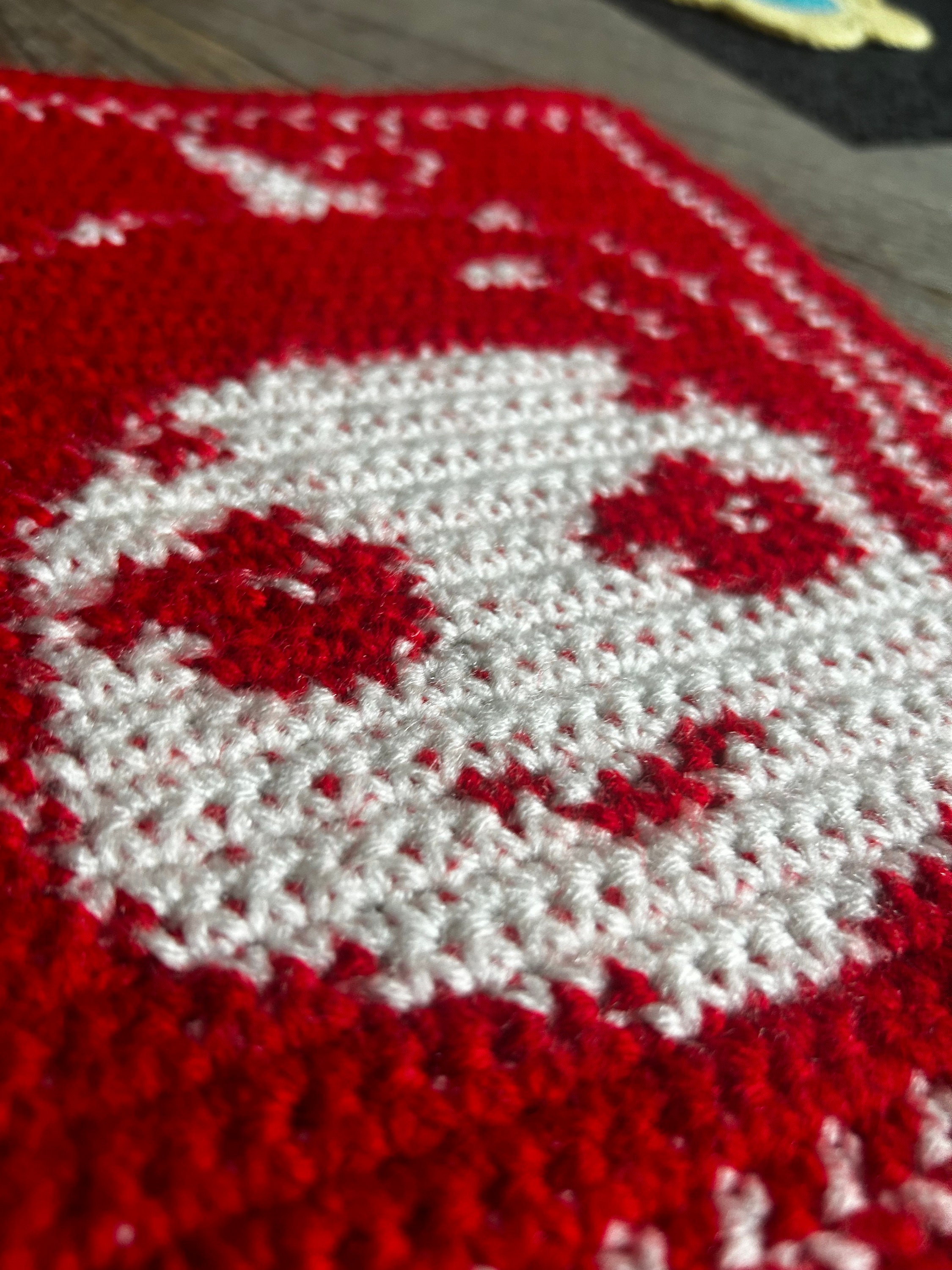 Apple Sonny Angel Inspired Crochet Tapestry Pattern - Etsy