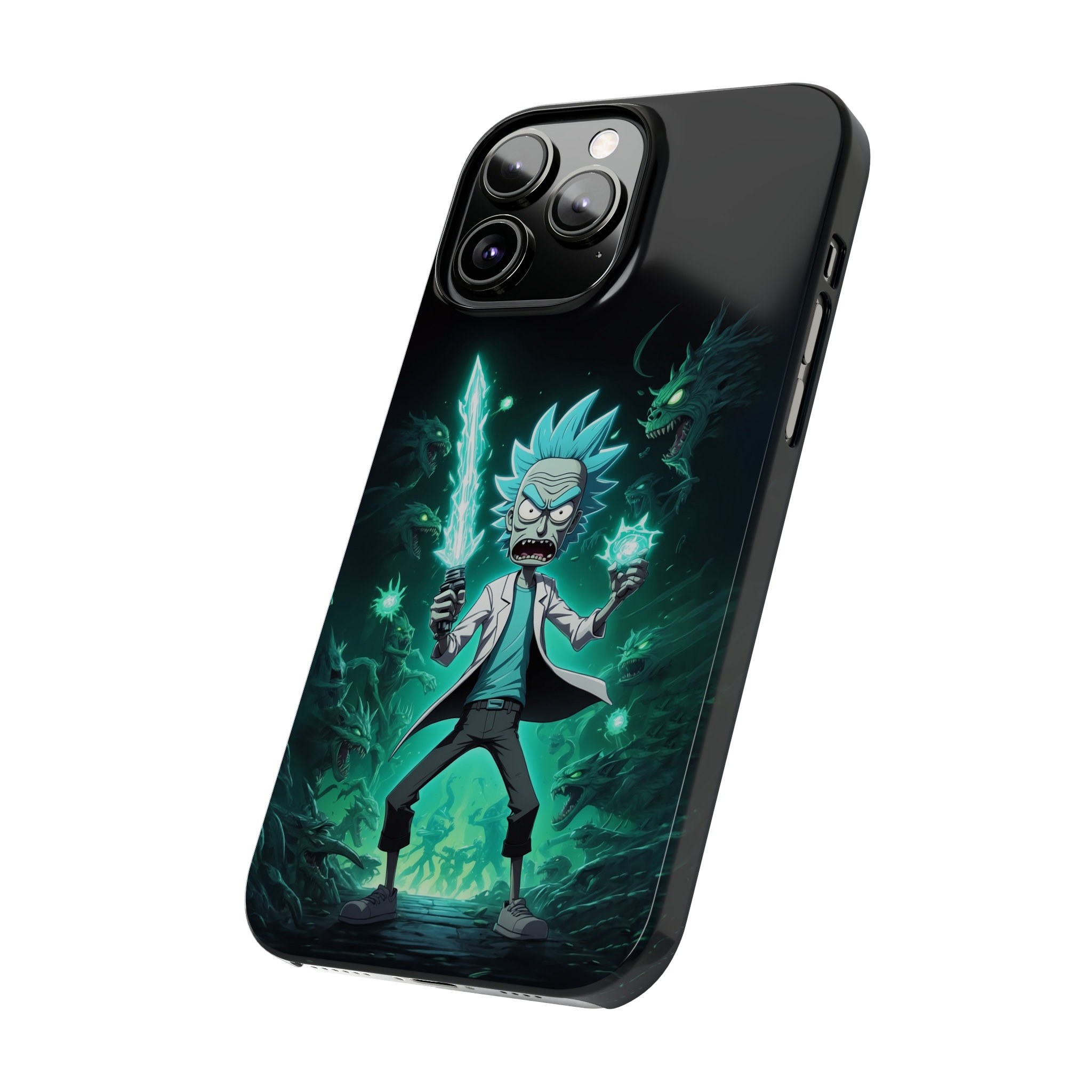 Rick Sanchez, Rick and Morty iPhone Case / Pickle Rick, Rick and Morty ...