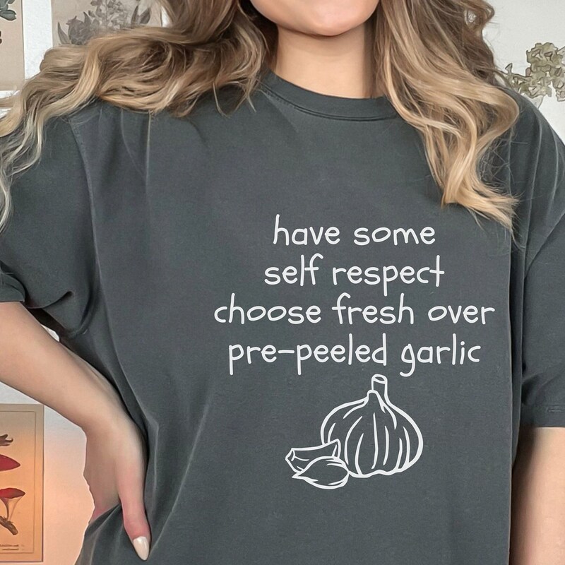 Garlic T Shirt - Etsy
