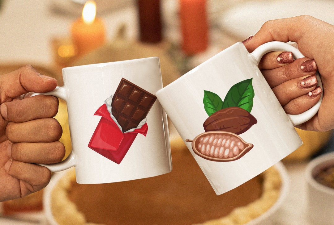 Chocolate Cocoa Coffee Mug, Food Lover Gift - Etsy