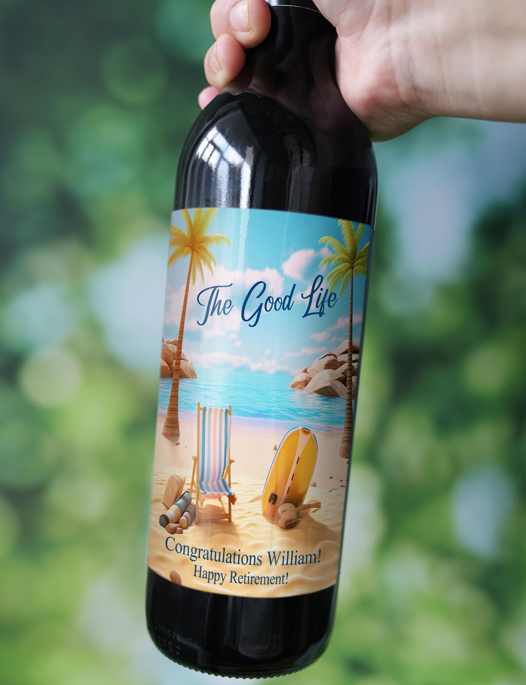 Retirement Gift for Co-worker, Happy Retirement Wine Label, Wine for ...