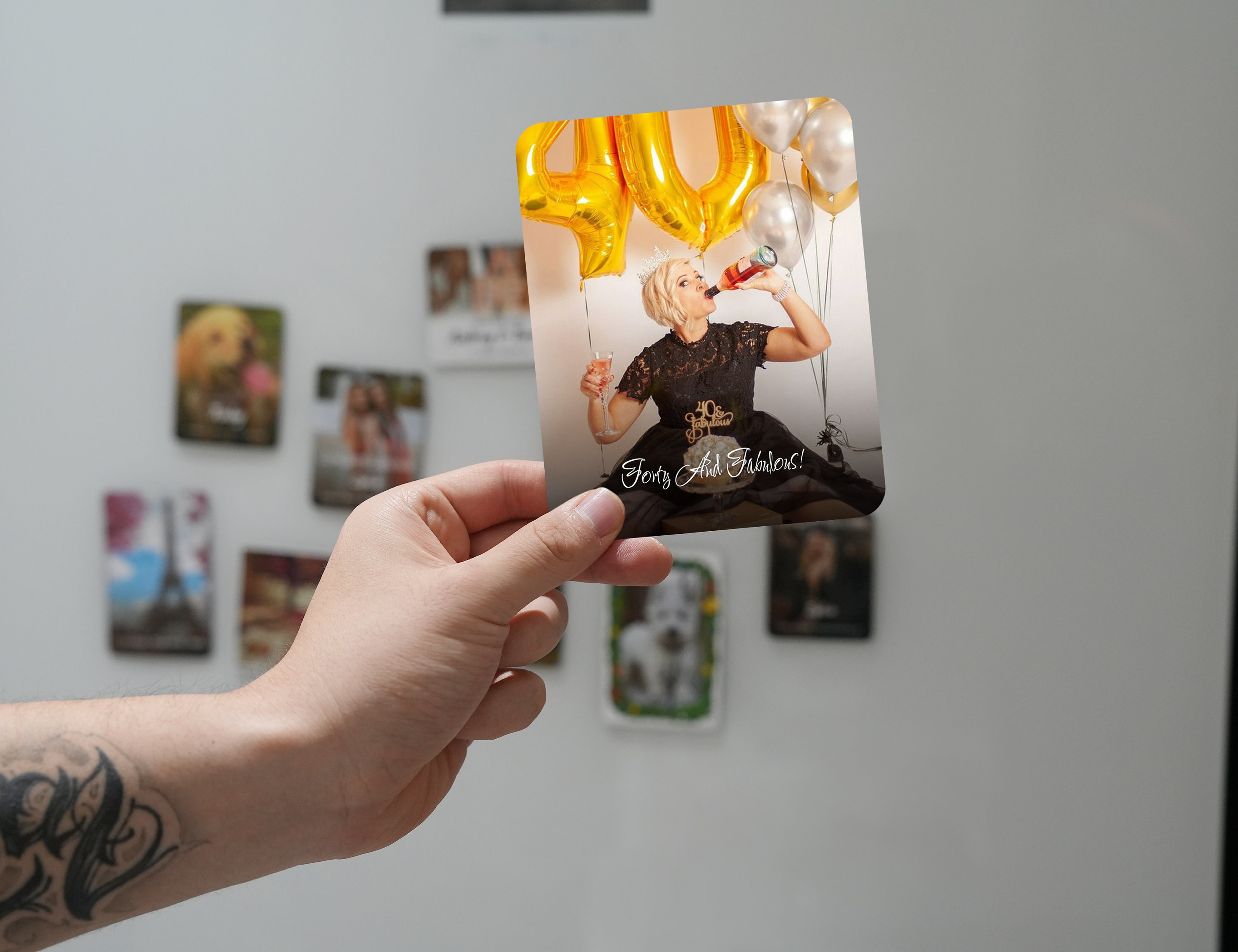 Birthday Invitation Magnet, Custom Photo Fridge Magnet, Birthday Save ...