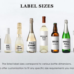 Custom Photo Wine Label, Engagement Wine Label, Personalized Wine ...