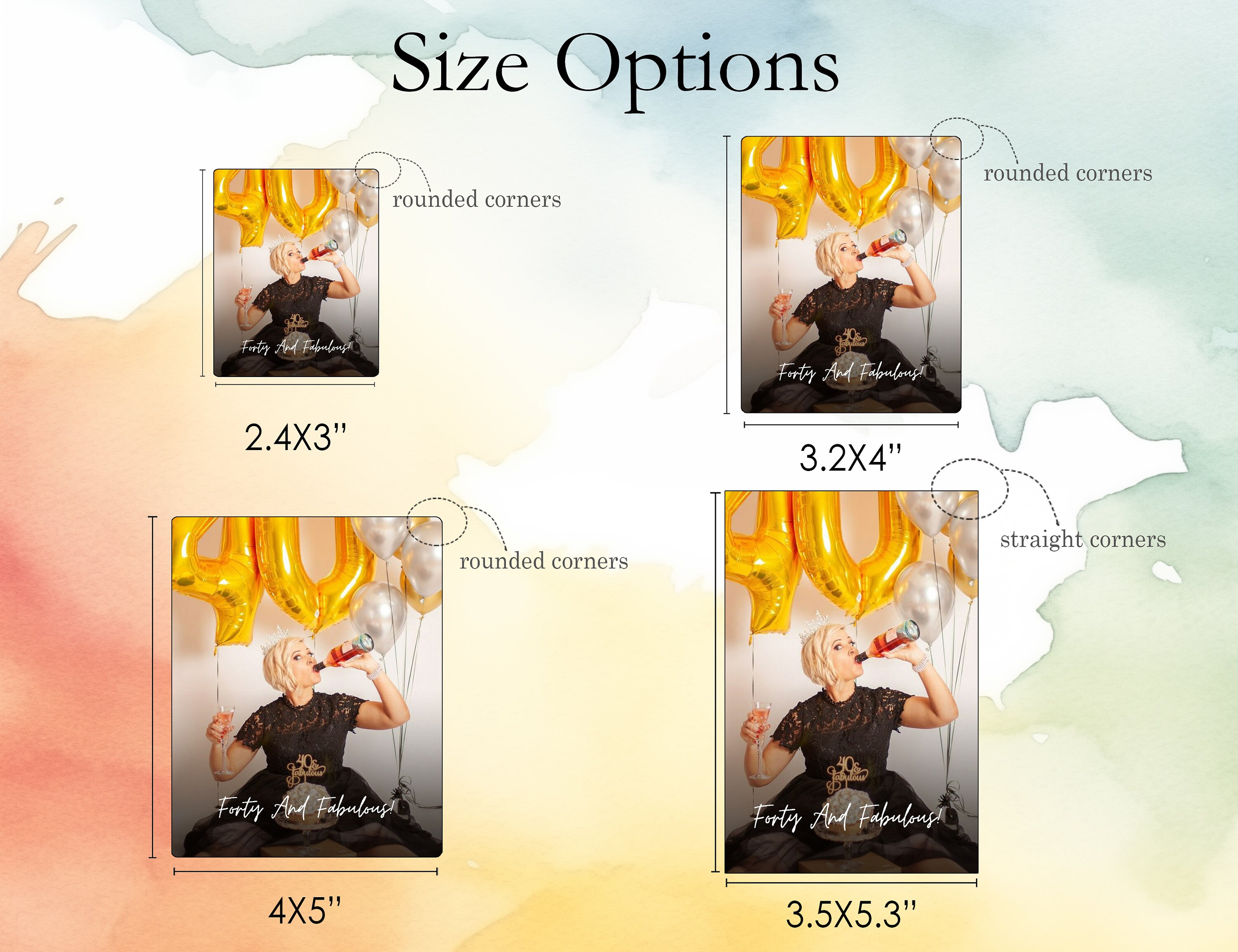 Birthday Invitation Magnet, Custom Photo Fridge Magnet, Birthday Save ...