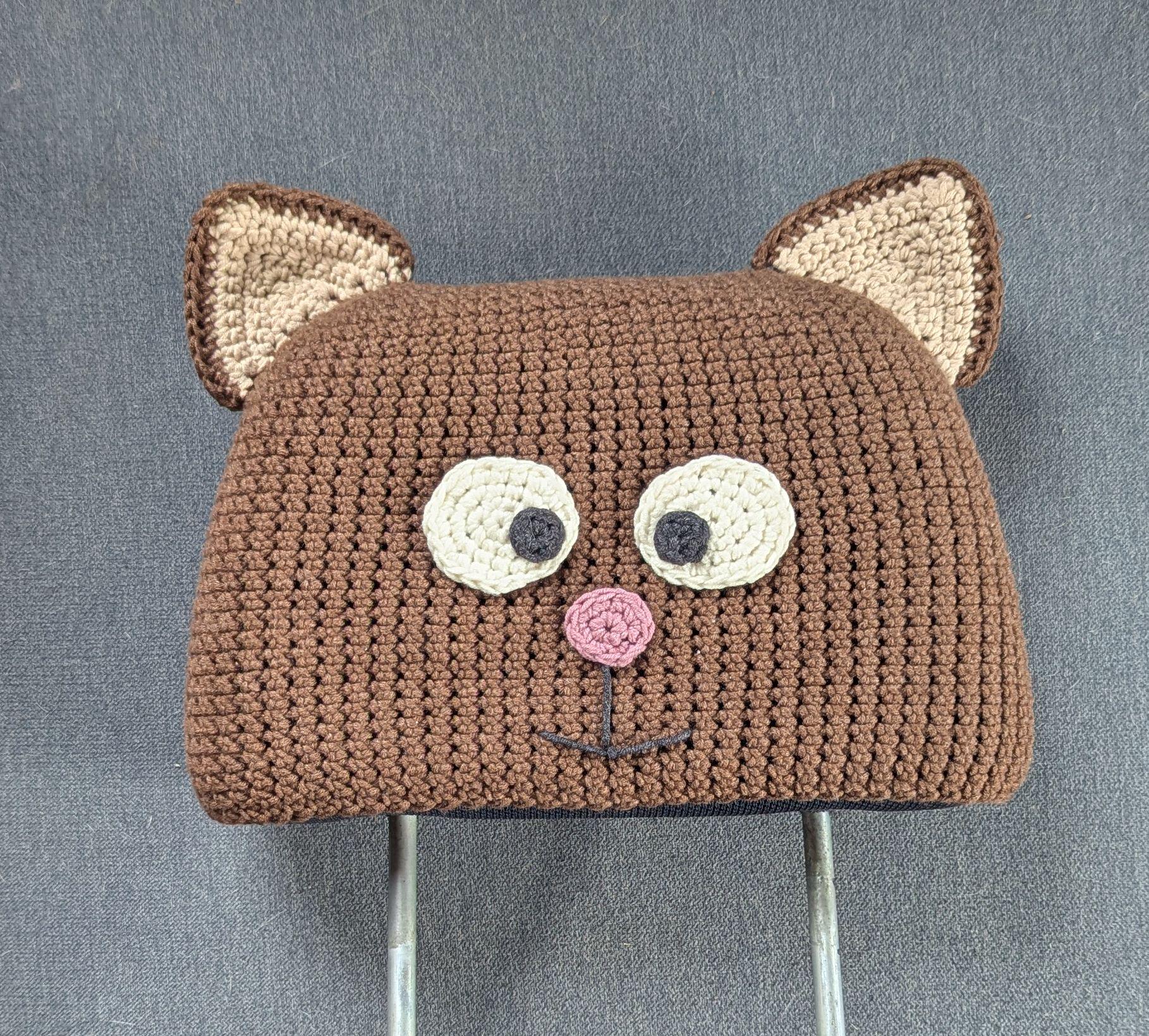 Crochet Pattern Car Headrest Cover: Cat. Cozy Auto Decor (PDF in US ...